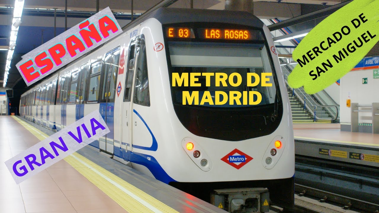 Madrid, Metro, Gran vía, Mercado de San Miguel. - YouTube