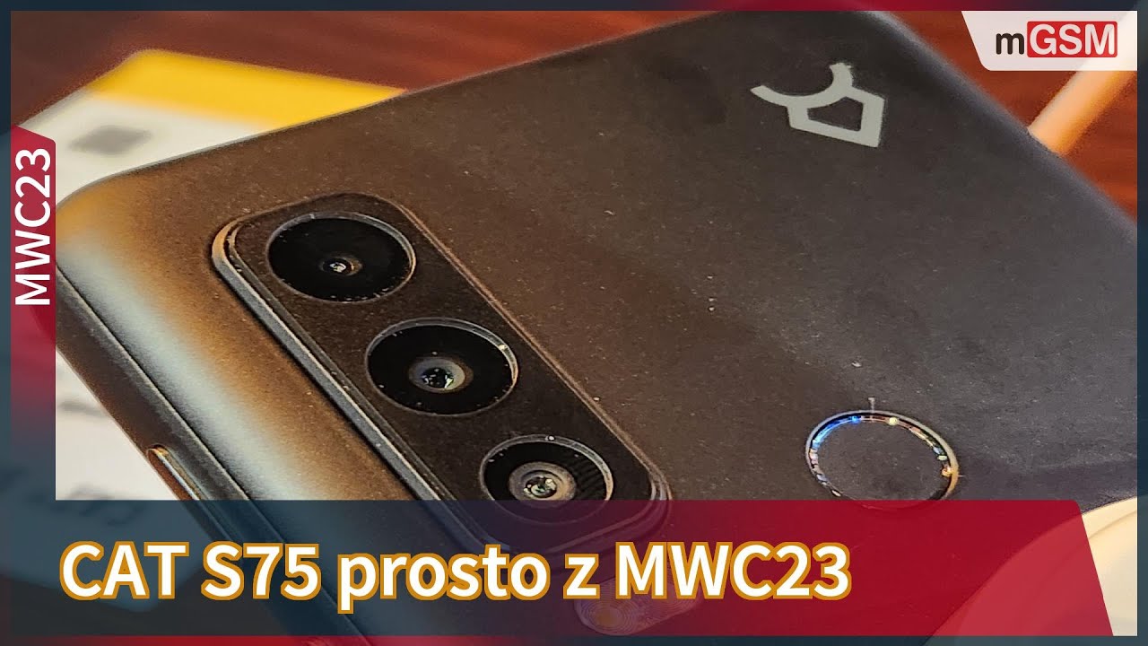 CAT S75 - satelitarny twardziel na MWC23 - YouTube