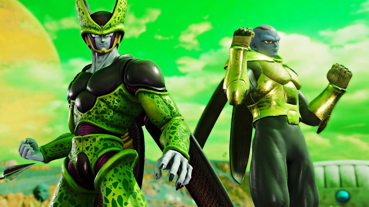 CELL & GALENA & KANE vs FRIEZA & MERUEM & PROMETHEUS || JUMP FORCE [4K ...