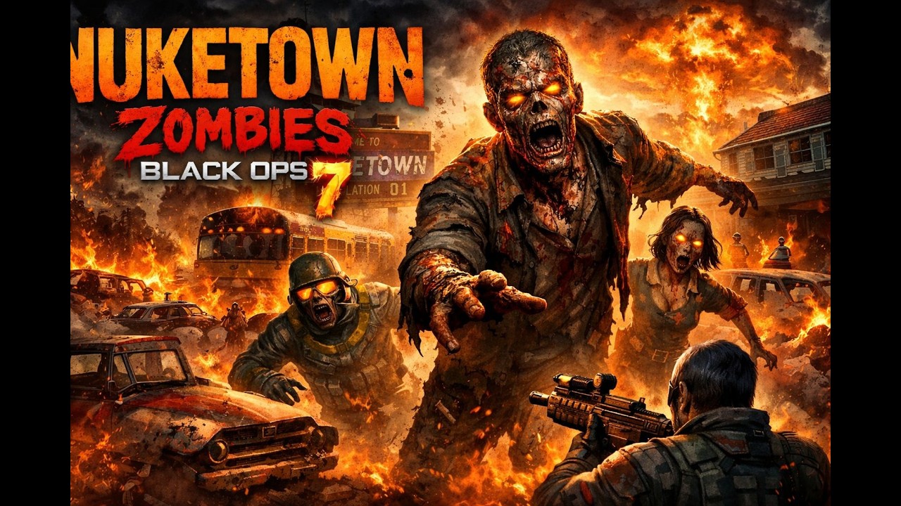 Call of Duty *NEW* Nuketown Zombies Map OUT NOW!!! - YouTube