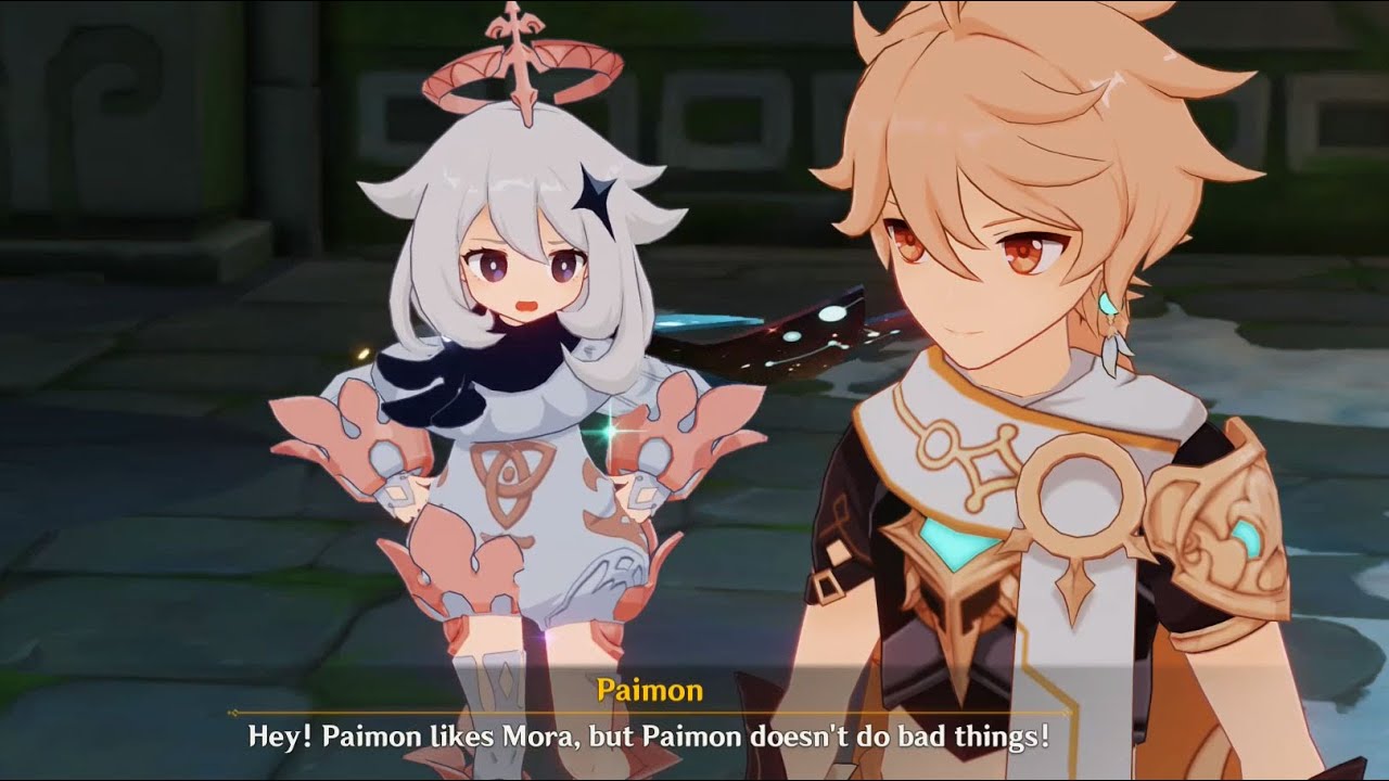 paimon loves mora - YouTube