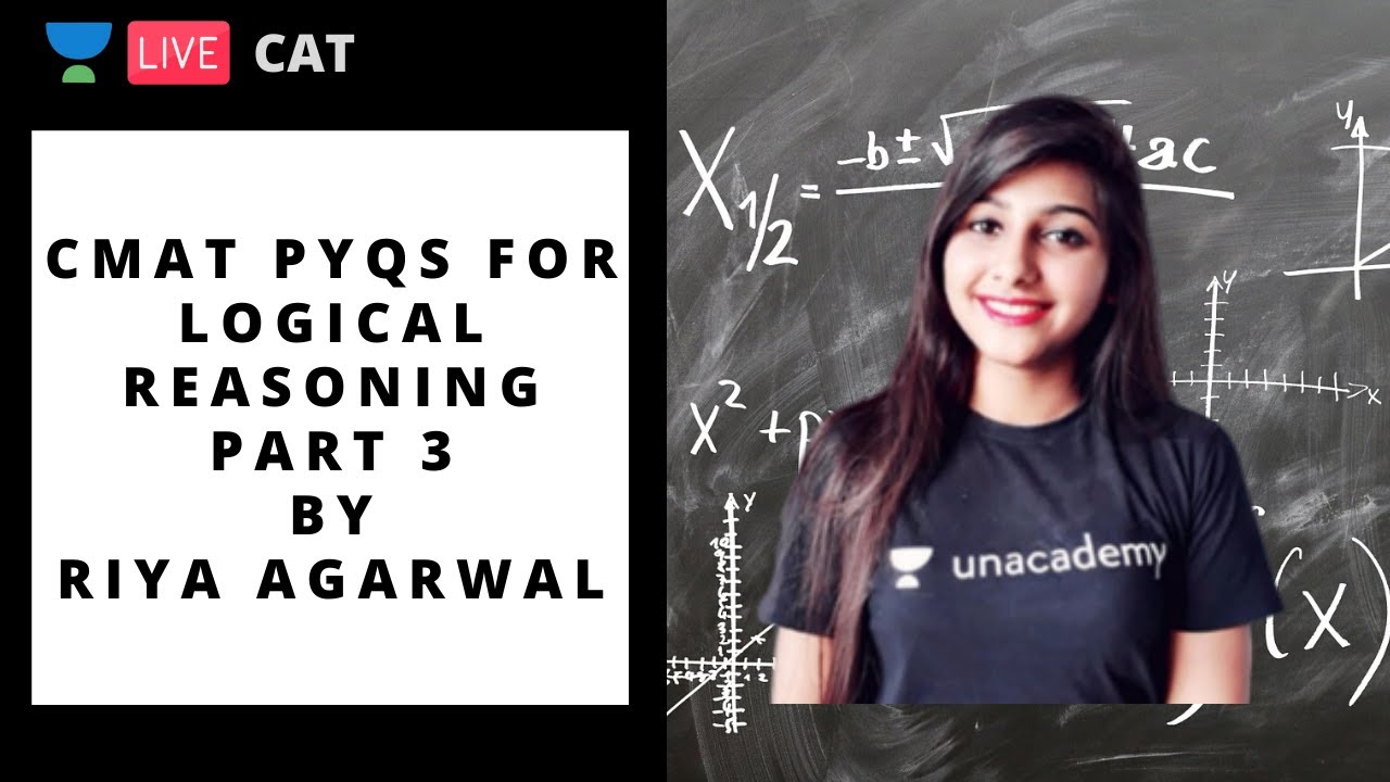 CMAT PYQs for Logical Reasoning | Part 3 by Riya Agarwal - YouTube