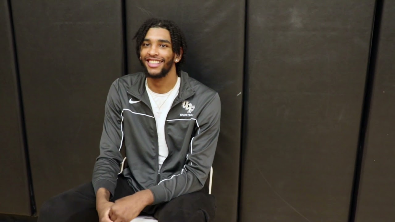 UCF Basketball Media Day: Isaiah Adams - YouTube