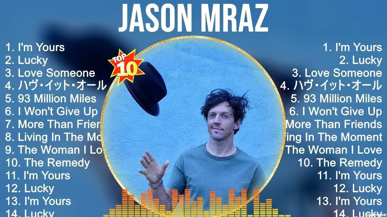 Jason Mraz Top Hits Popular Songs Top 10 Song Collection - YouTube
