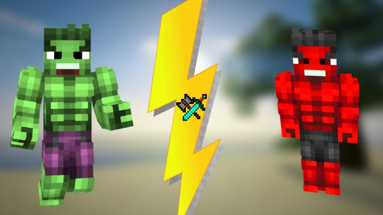 Hulk vs red Hulk | Minecraft mods | Minecraft telugu | - YouTube