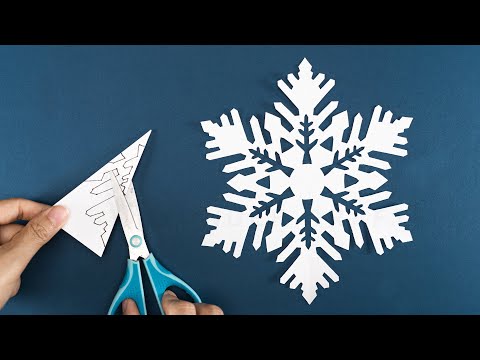 NEW Paper Snowflakes - Christmas Decorations - How to make Snowflakes out of paper