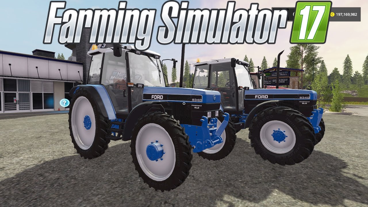 Farming Simulator 17 | Novo Trator FORD 8340 Top!! | PT-BR | - YouTube