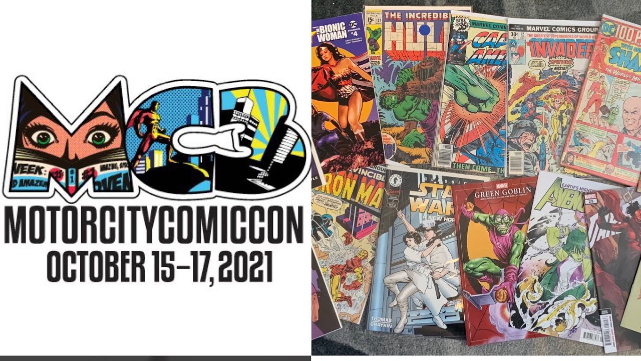 Motor City Comic Con 2021 Haul - YouTube