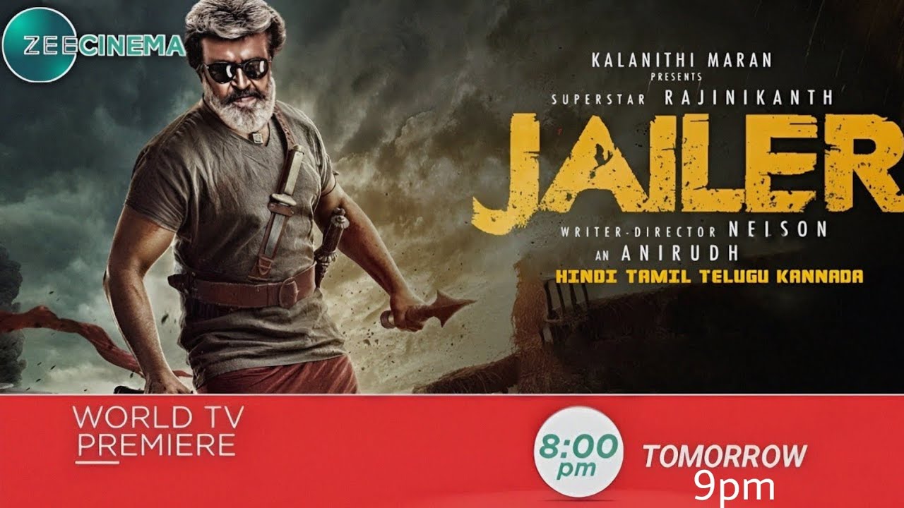 Jailer Hindi dubbed Release date || Jailer hindi trailer || Rajnikant ...