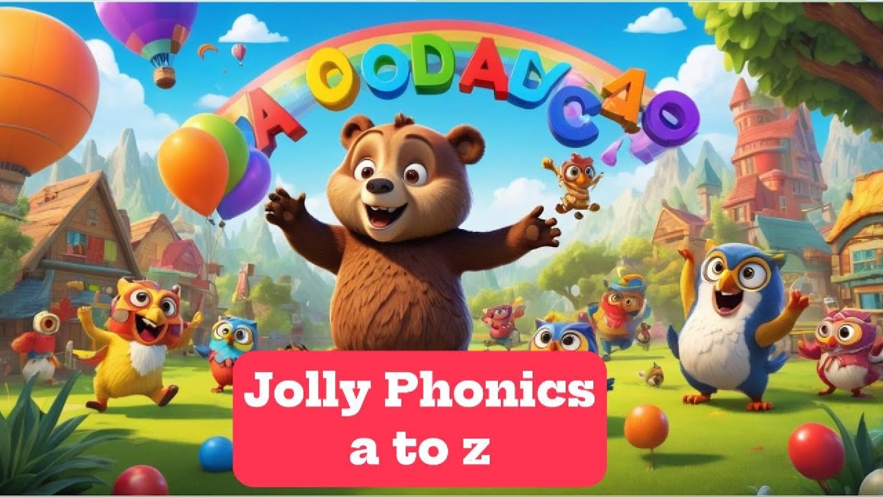 Aa-Zz Jolly Phonics songs with lyrics || A-Z letter sound songs ...