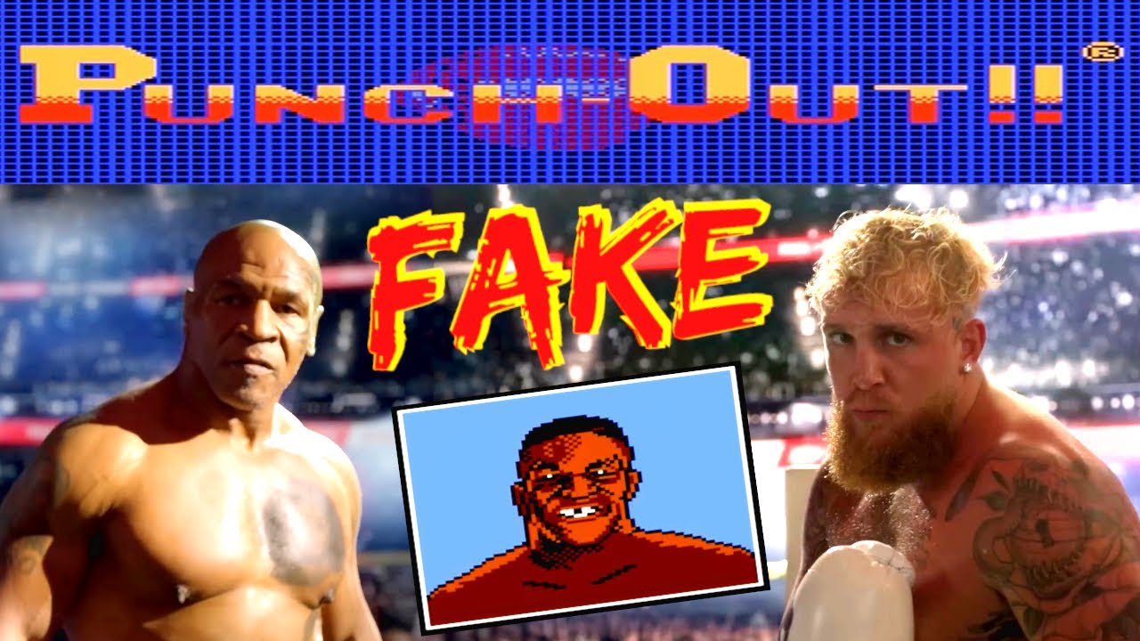 PROOF Mike Tyson vs. Jake Paul is STAGED using Punch Out! - YouTube