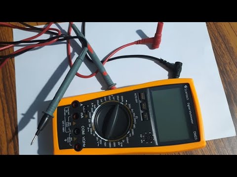 Use of multimeter to measure Resistance,Capacitance,Transistor Gain, AC ...