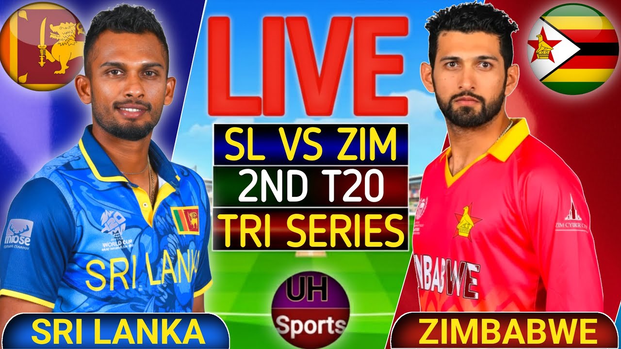 SL vs ZIM, 2nd T20 Match Live Cricket Score Tri Series 2025 | Sri Lanka ...