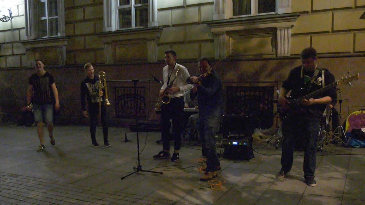 Lithuania Vilnius street music masterpiece 4K - YouTube