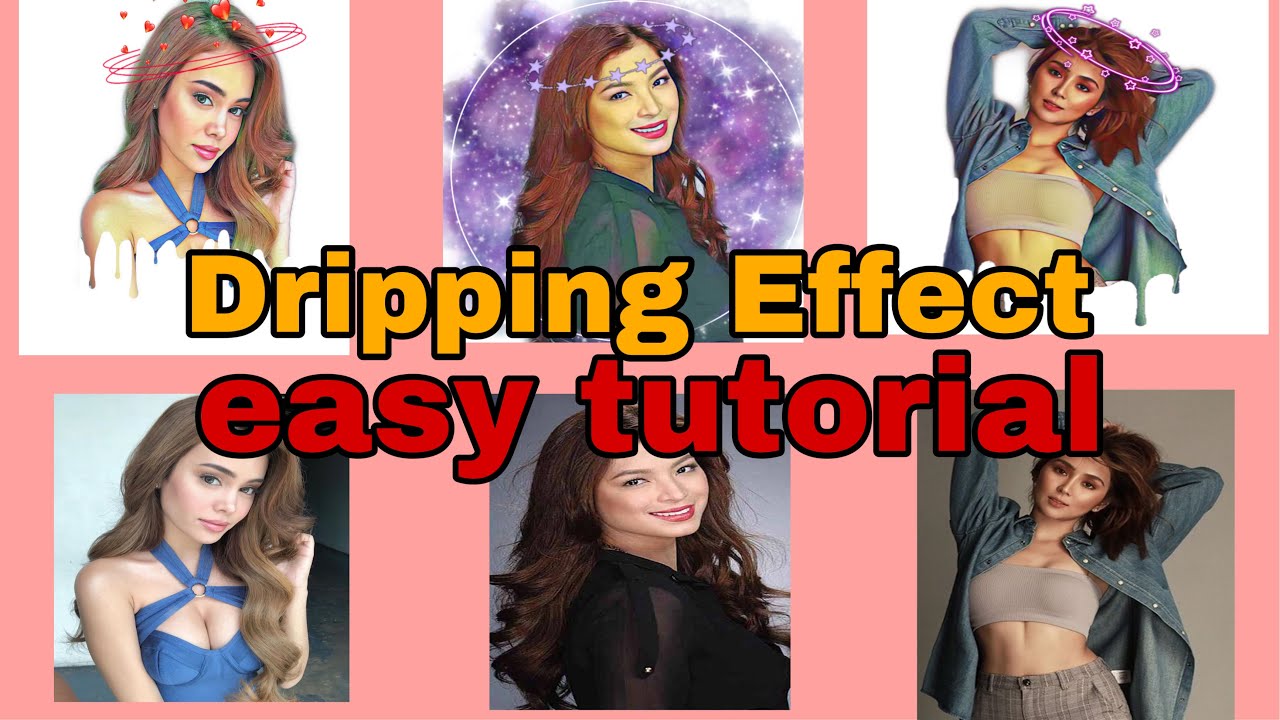 PICSART DRIPPING EFFECT EDITING TUTORIAL| Picsart tutorial - YouTube