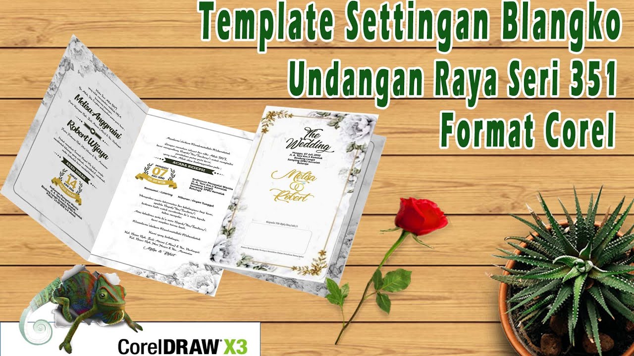 🔴SETTINGAN BLANGKO UNDANGAN RAYA 351 - YouTube