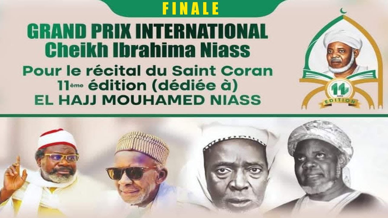 🔴Cérémonie de remise Grands Prix Cheikh Ibrahim Niass pour le récital ...
