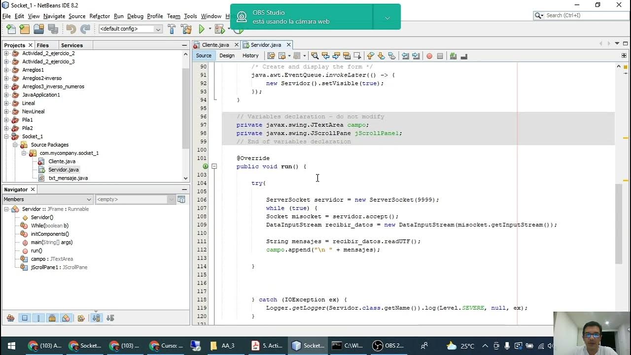 Video Socket En Netbeans Java Chat Cliente Servidor Youtube