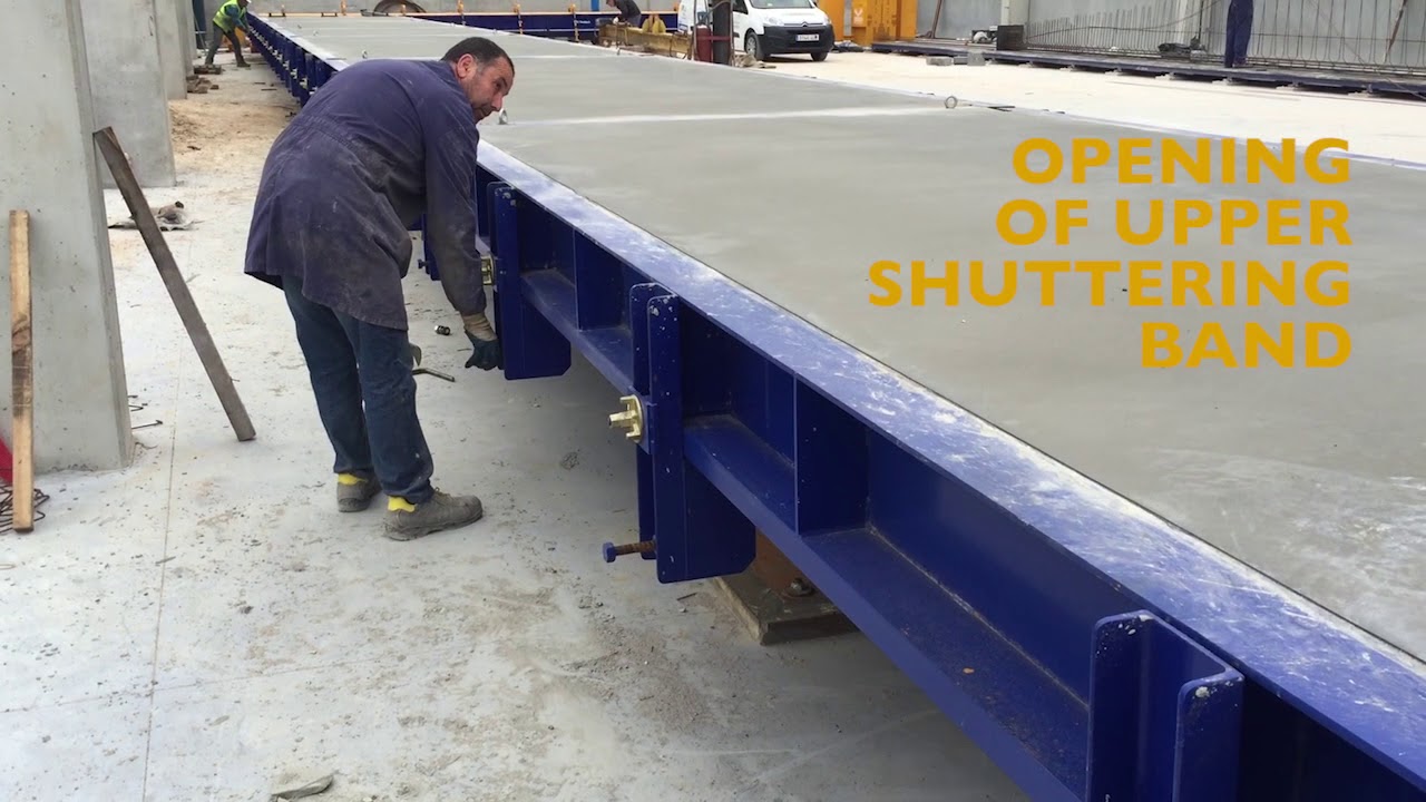 Moldtech tilting tables for precast manufacturers - YouTube