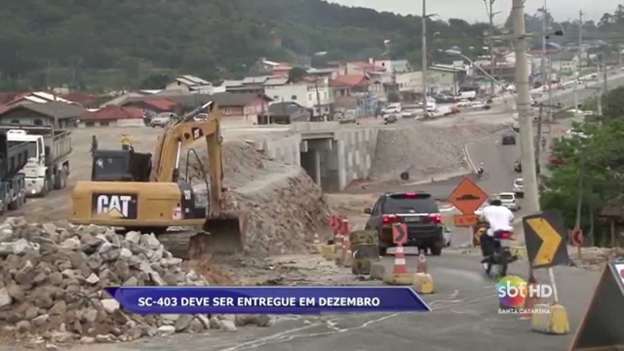 Duplicação da ‪‎SC-403‬ deve ter as pistas liberadas até dezembro ...