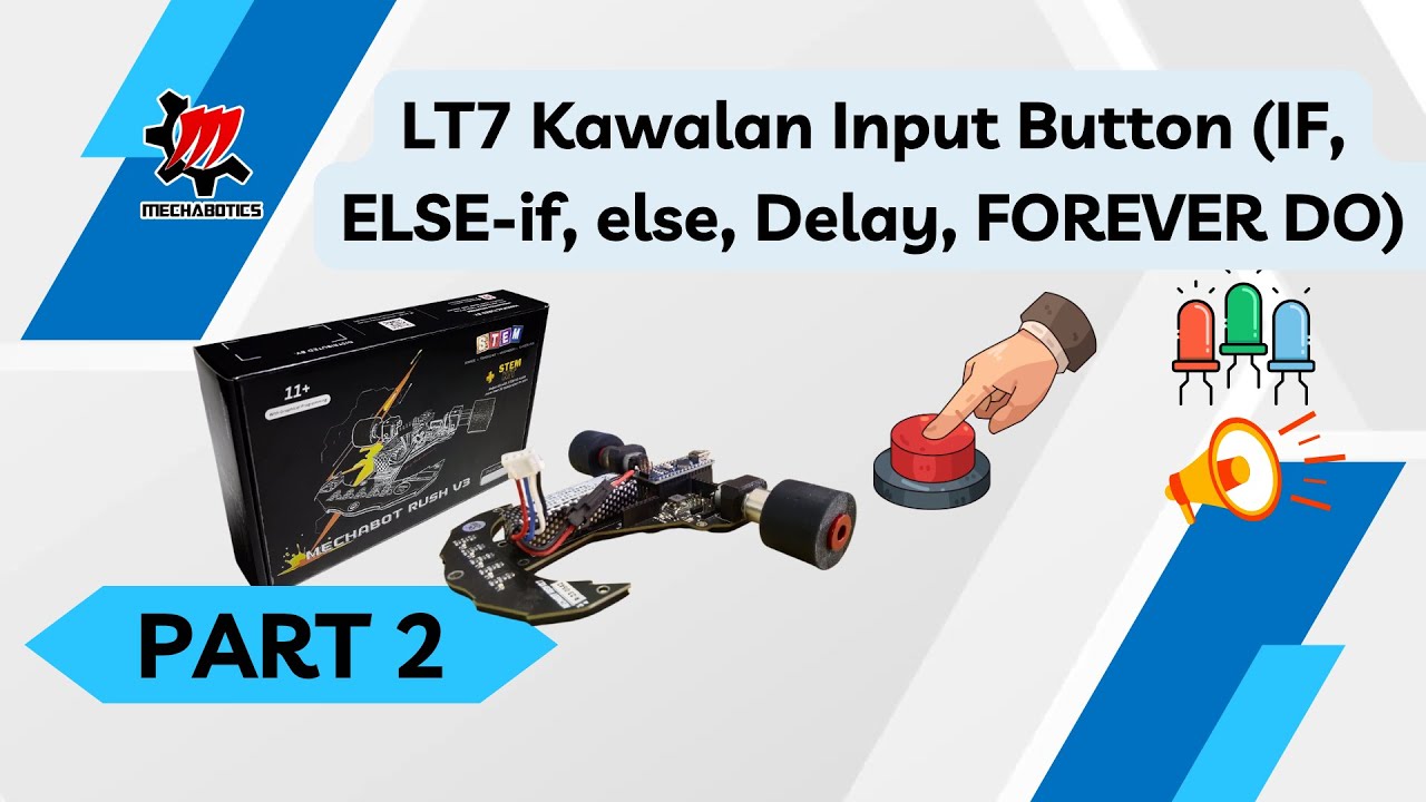 LT17 Line Tracer Normal, Button Delay, ForeverDo - YouTube