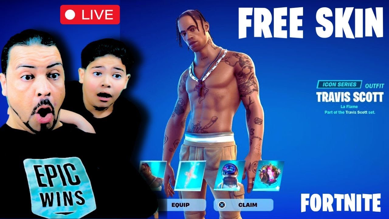 🔴Live Fortnite *FREE* Travis Scott Skin + *NEW* Returning Items in 2025 ...