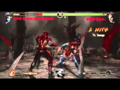 VSM MK9 Tournament: Crazy Dominican(Kitana) vs CDJr(Jax)