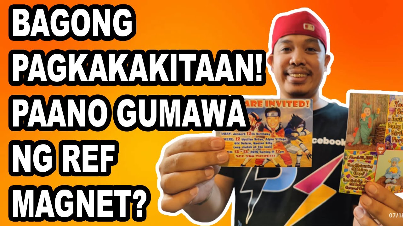 HOW TO MAKE REF MAGNET | The Printing Shock | Marlon Ubaldo - YouTube