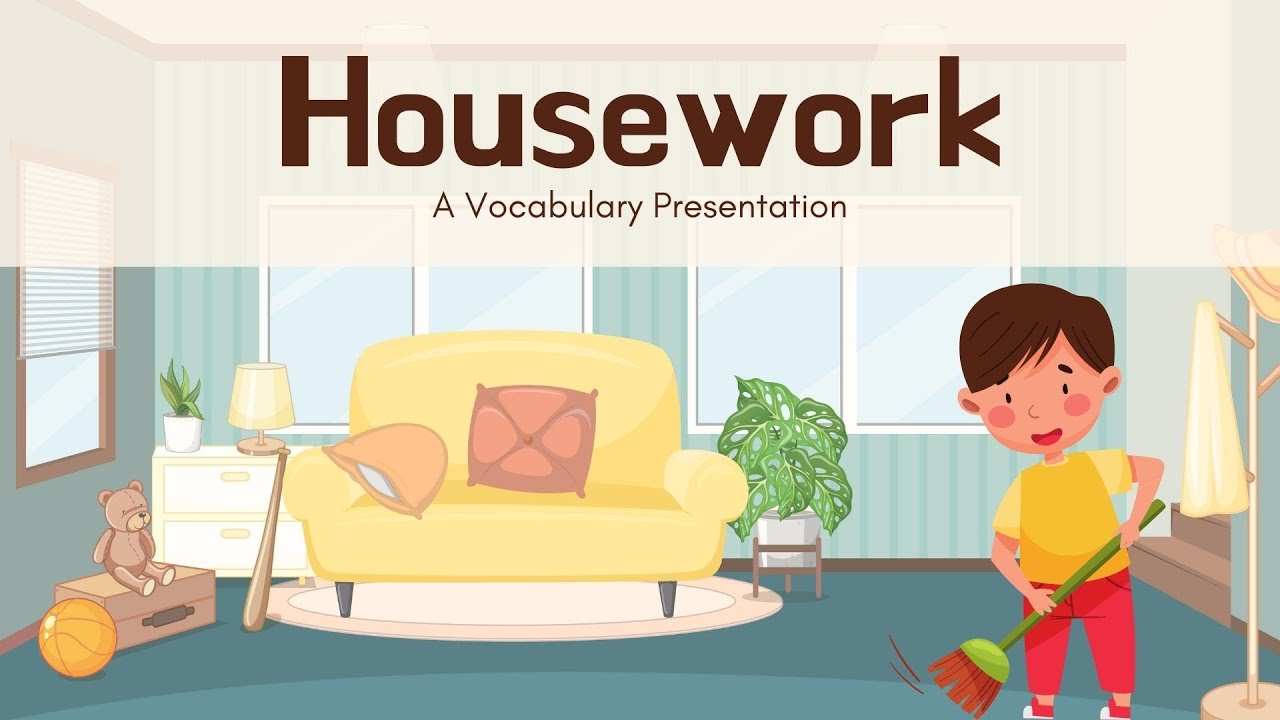 Housework Vocabulary Presentation. - YouTube