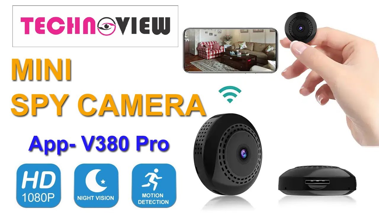 Technoview C6 Full HD Spy Mini Hidden Camera 1080p Resolution with Live ...