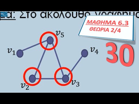 ΠΛΗ30 - ΜΑΘΗΜΑ 6.3 - ΑΝΑΓΩΓΕΣ ΘΕΩΡΙΑΣ ΓΡΑΦΩΝ(ΜΕΡΟΣ 1ο) - Θεωρία 2 από 4 ...