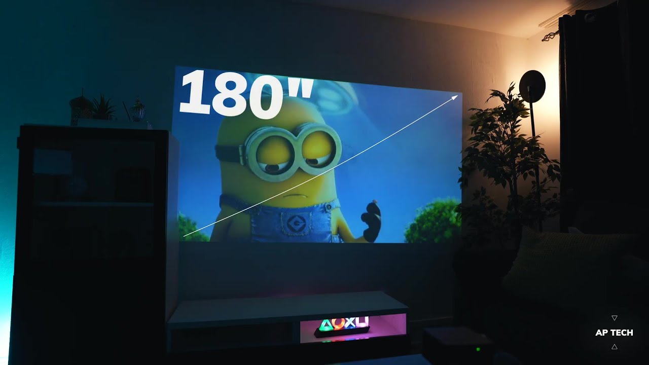 AAXA P400 Full HD Native 1080P Short Throw Mini Projector Unbox Review ...