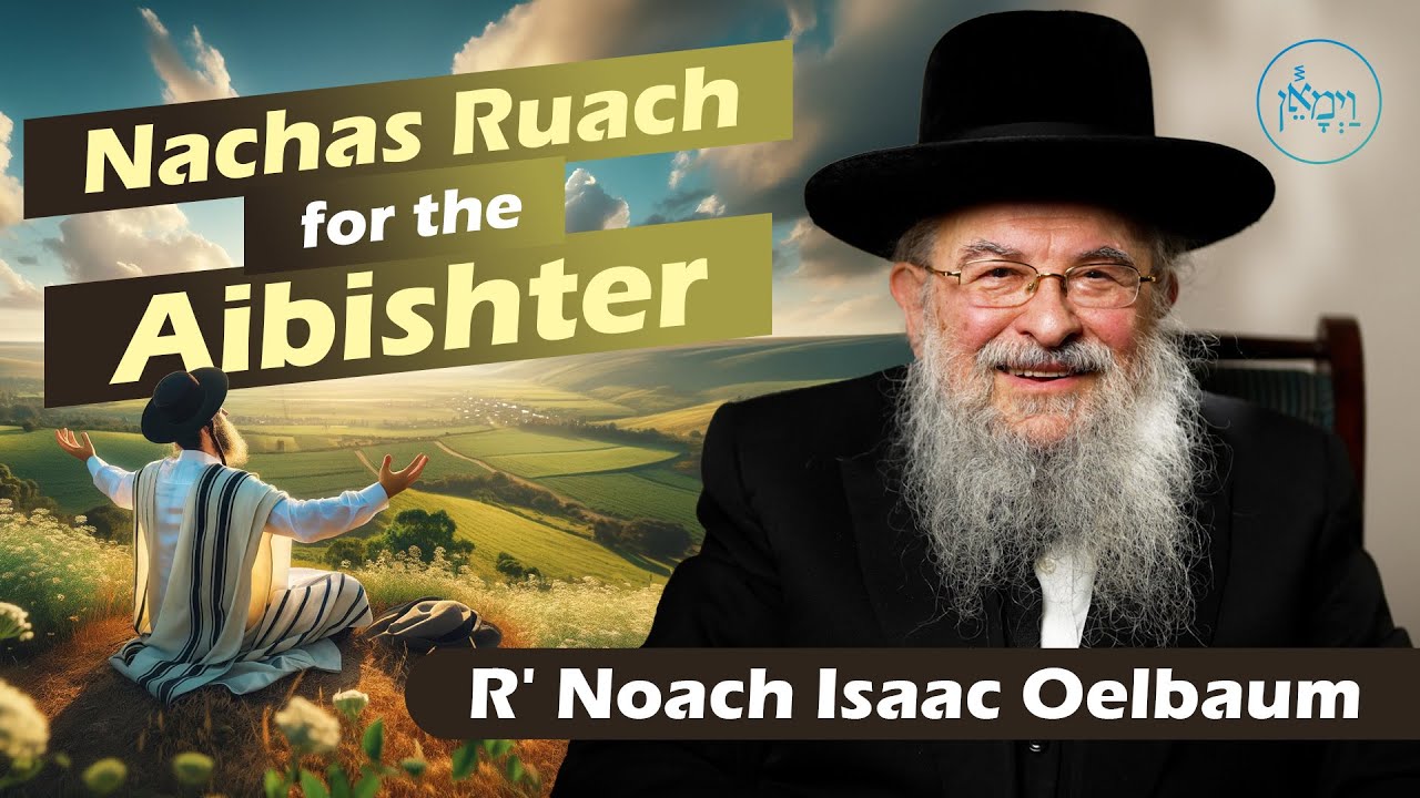 Nachas Ruach for the Aibishter | Rabbi Noach Isaac Oelbaum - YouTube