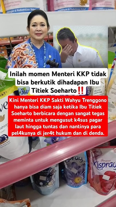 Menteri KKP tdk berkutik di hadapan Ibu Tutiek Soeharto #shorts #viralshorts #viralvideo #tni# ...