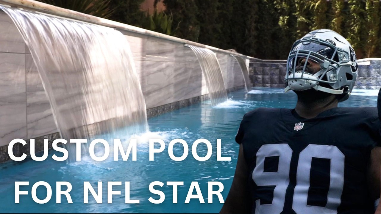 Vegas Pool Reality TV Show with NFL player | Greencare Las Vegas Pool ...