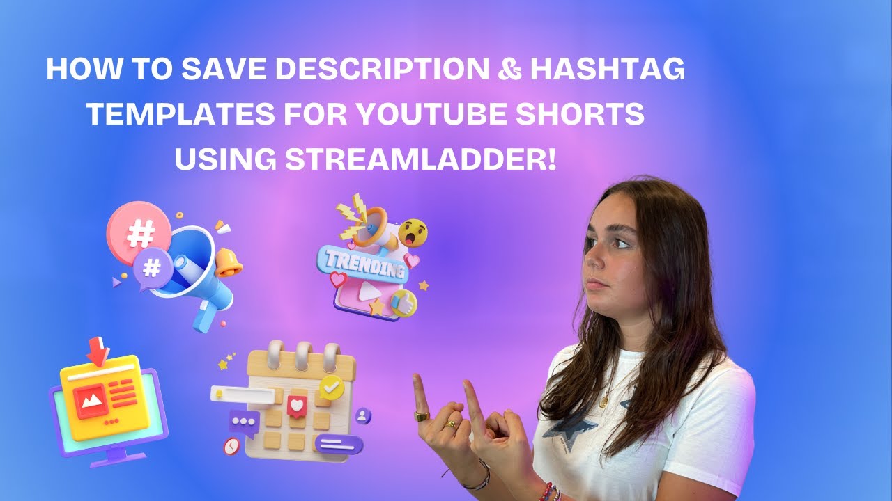 How to Save Description & Hashtag Templates for YouTube Shorts! - YouTube