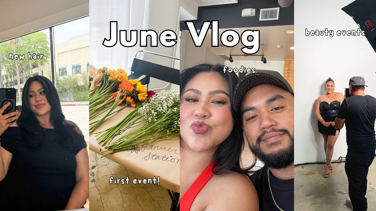 June Vlog | Haircut + MY 1st event in LA + New Apartment Stuff + More! - YouTube