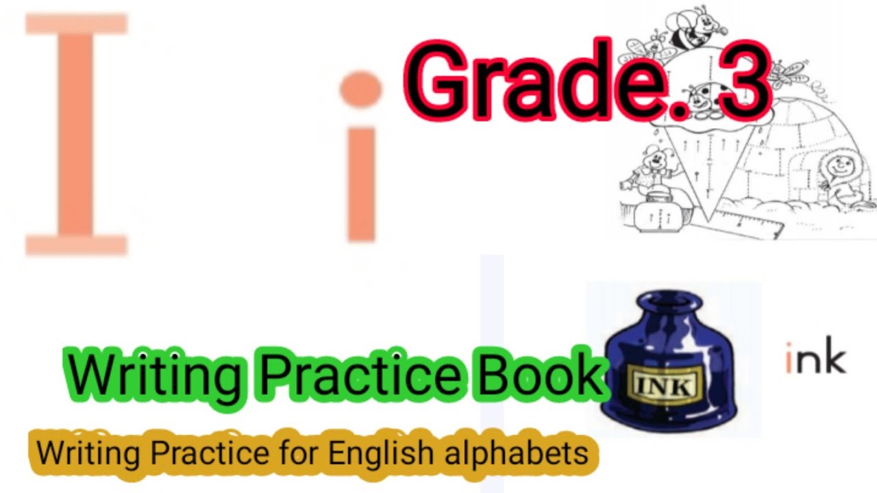 Grade. 3 English Writing Practice Book - YouTube