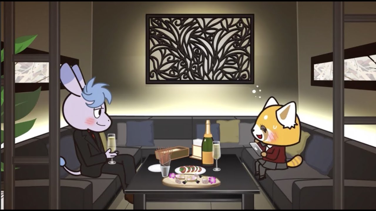Aggretsuko Season 4- Retsuko goes to Tadano for help - YouTube