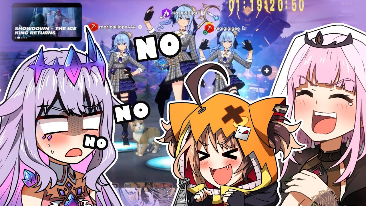 SUISEI SQUAD! Do the Emotes! by Biboo, Calli & Gigi【Hololive English ...