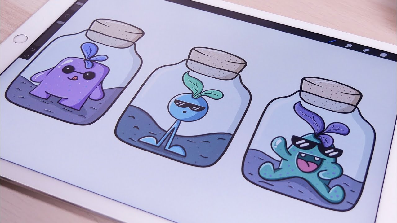 Drawing Doodles with Procreate | Prints and Stickers | iPad Pro + Apple ...