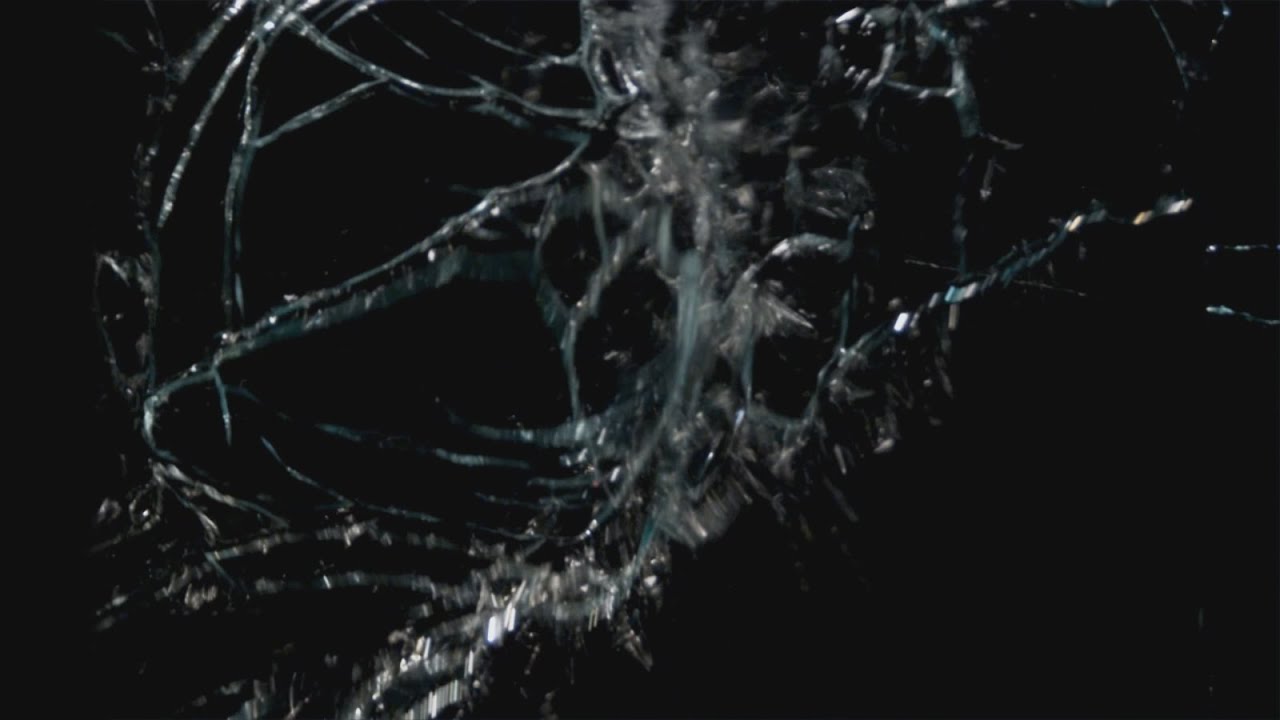 Action stock footage with a black screen (39) - broken glass - YouTube