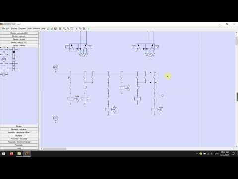 Designing a Electro-Pneumatic Circuit A+ B+ B- A- - YouTube
