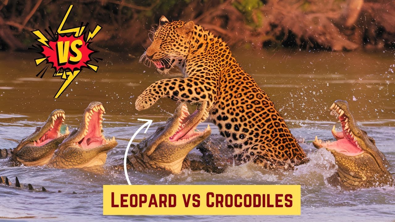 Leopard vs Crocodiles: Tragic End to an Epic Battle | Wildlife ...
