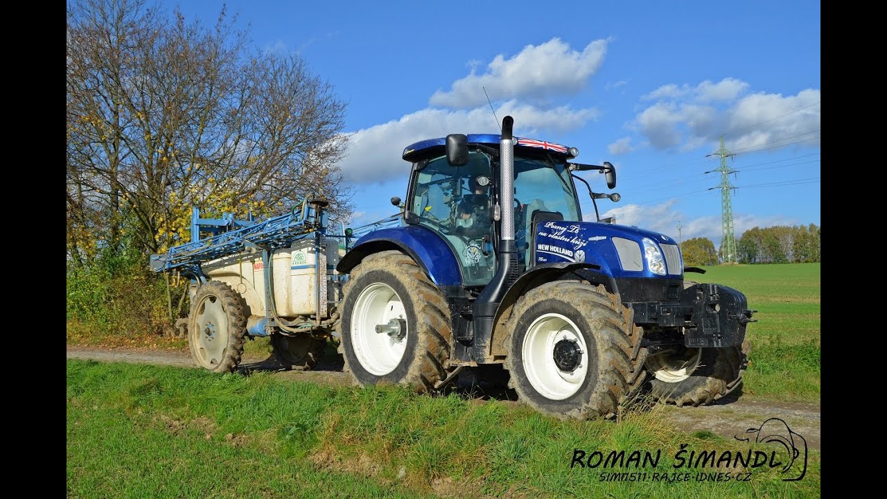 New Holland T6.160 AutoCommand Blue Power - YouTube