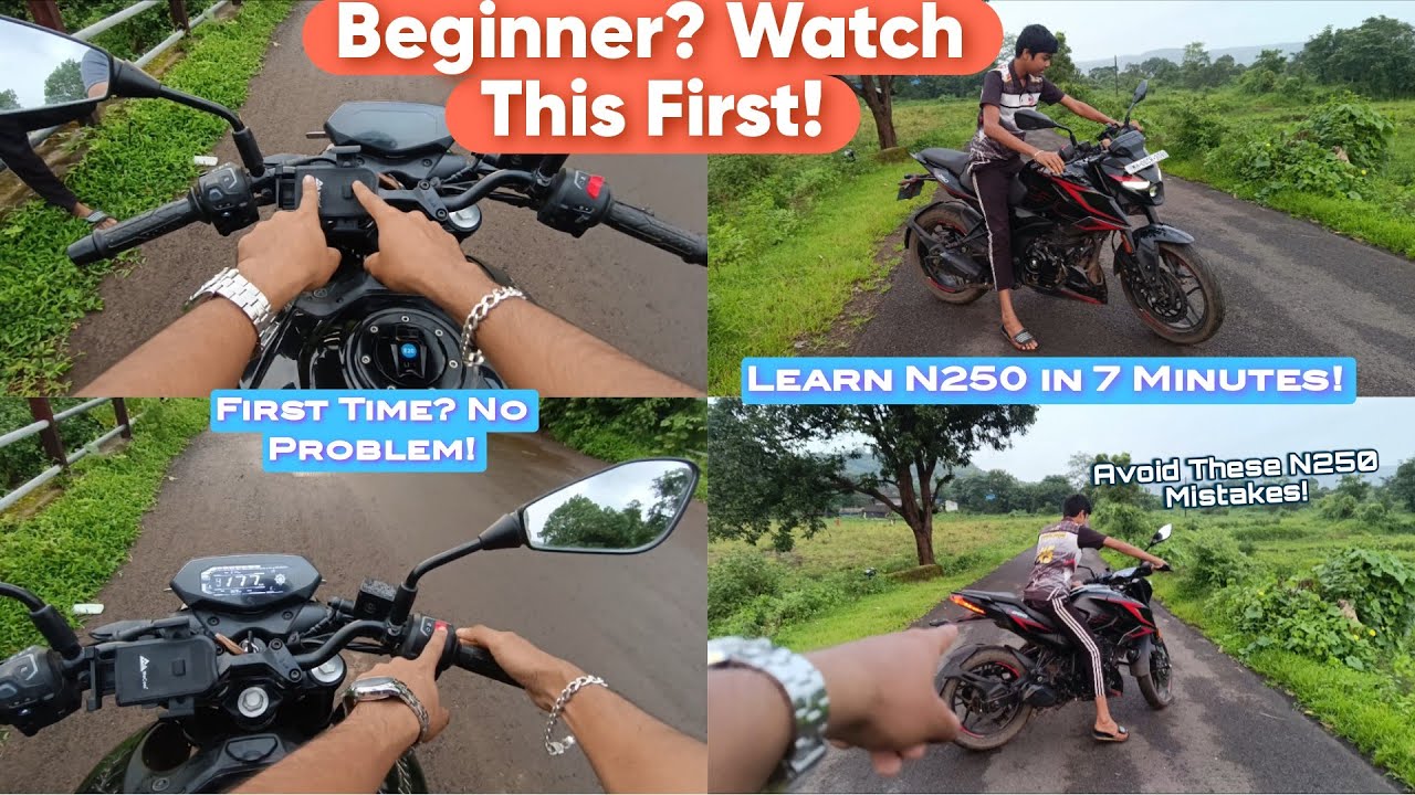 HOW TO RIDE PULSAR N250 | A TO Z TUTORIAL FOR BEGINNERS ️ - YouTube