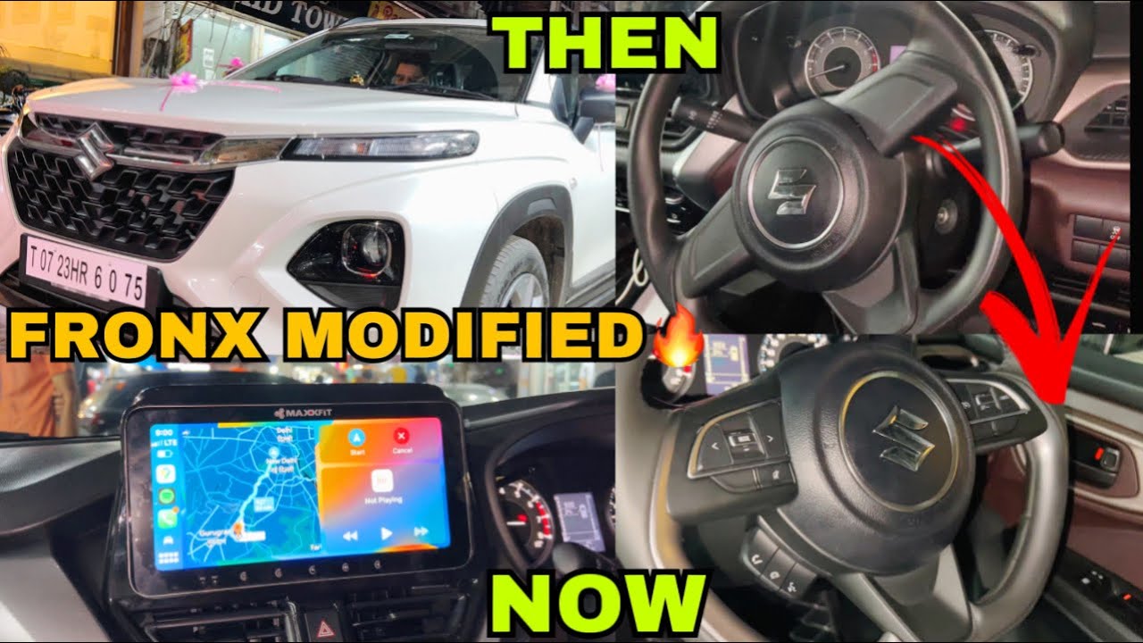 FRONX 2023 BASE MODEL CHANGE😳MARUTI SUZUKI FRONX ACCESSORIES🔥 - YouTube