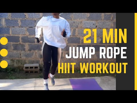 21MIN HIIT & JUMP ROPE | CORE STRENGTHENING | HOME WORKOUT - YouTube