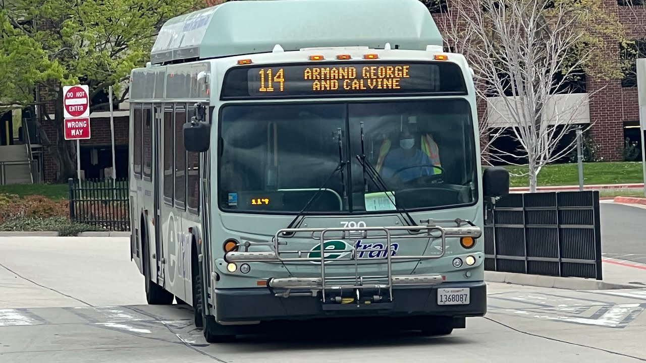 E-tran 2011 New Flyer C40LFR 790 on route 114 - YouTube