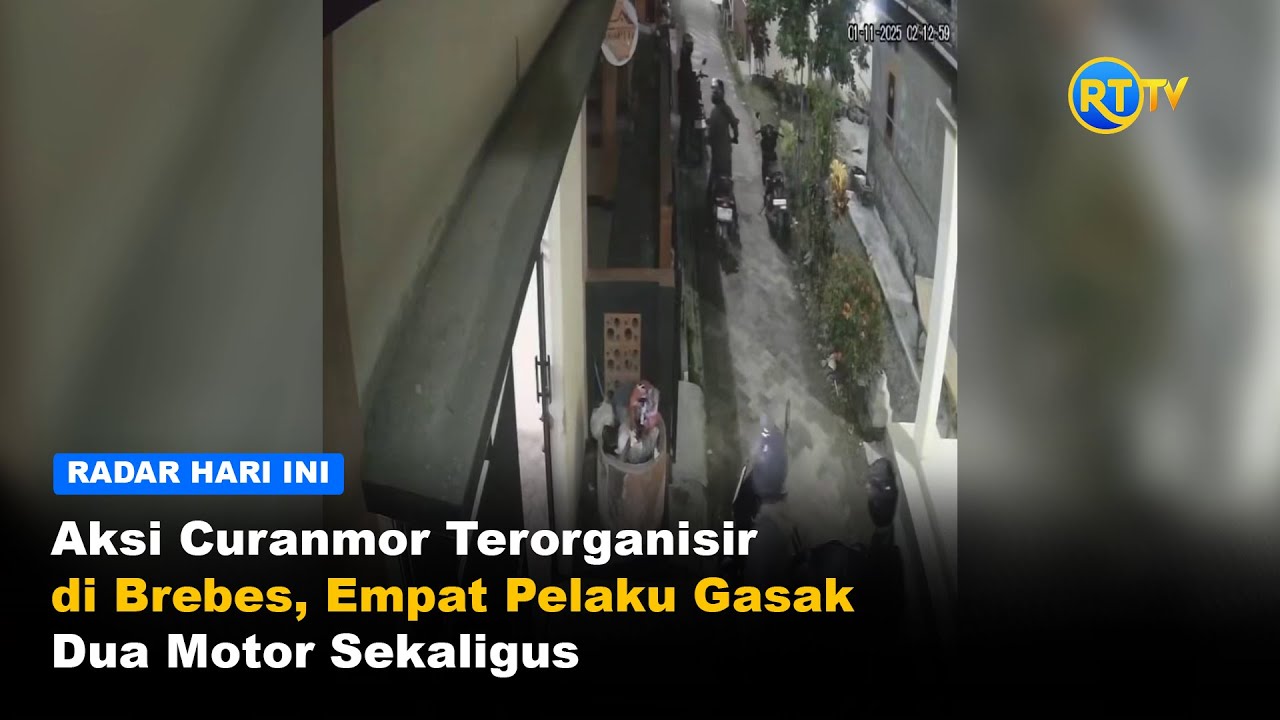 Aksi Curanmor Terorganisir di Brebes, Empat Pelaku Gasak Dua Motor ...